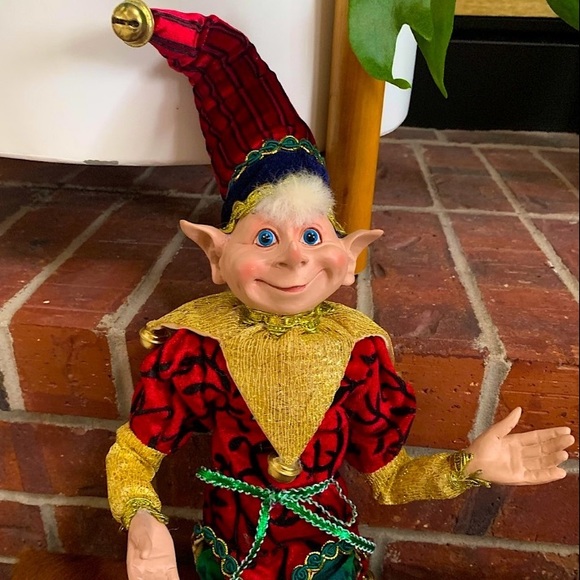 Holiday | Decorative Whimsical Bendable Posable Tall Christmas Elf ...